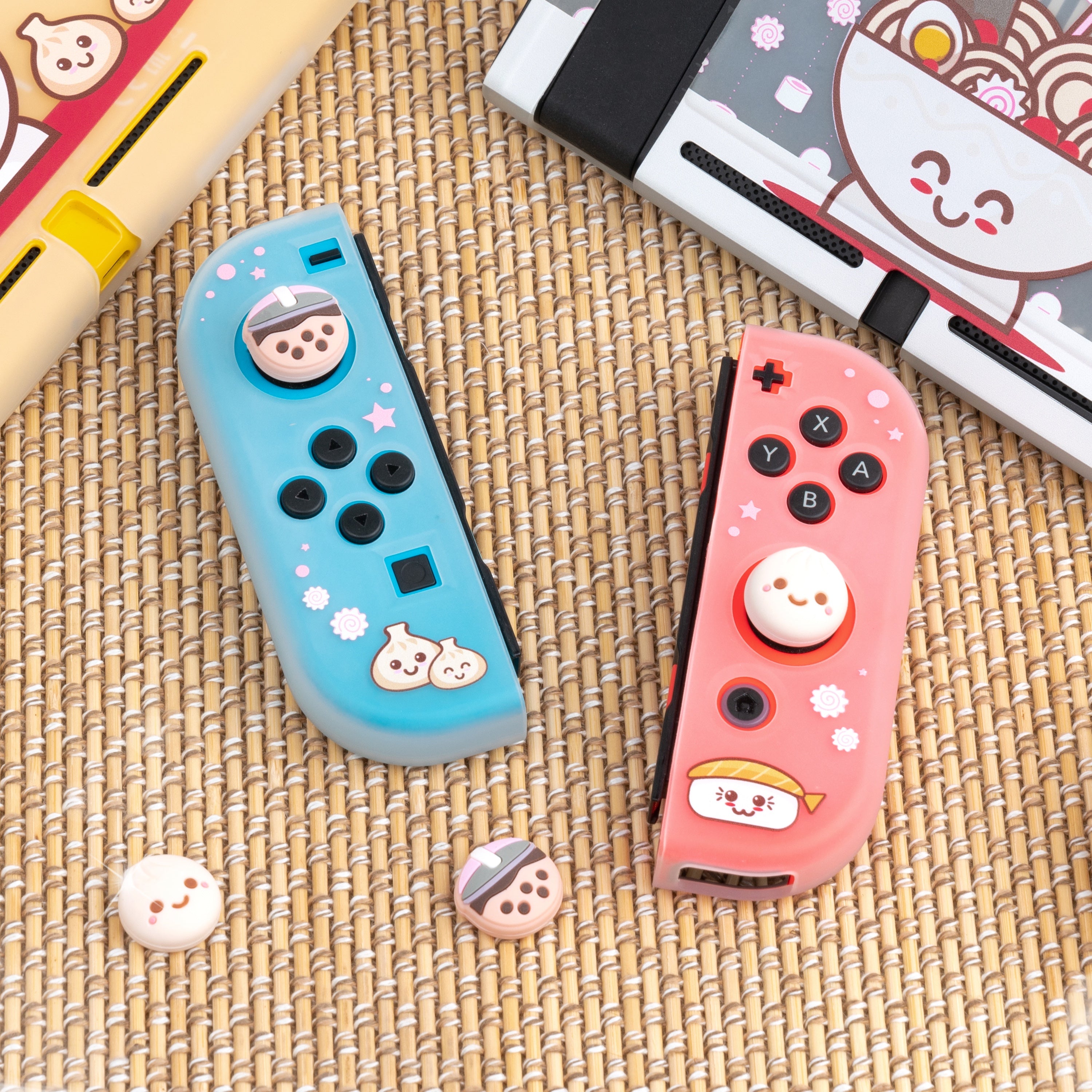 Boba Dumpling Pork Bun Thumb Grips - Nintendo Switch, Lite, OLED & Swi ...